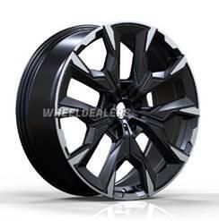 Rim R20x10 5X112 ET 46 66.6 3S1349 Black Polished Half Matt (MBHM) For ...